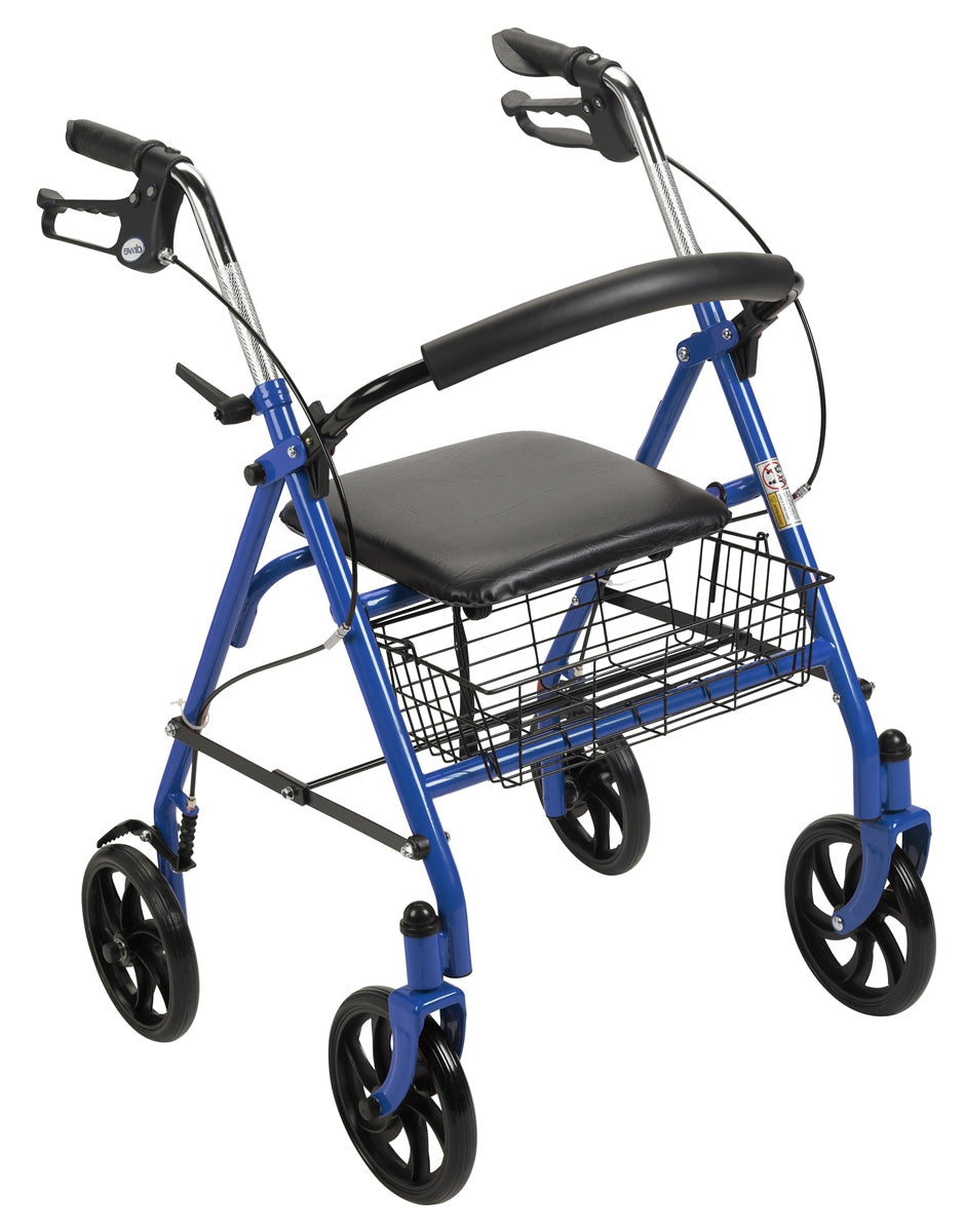 Drive Back Support Rollator - 4-Wheel Rollators – Wheelchair Authority