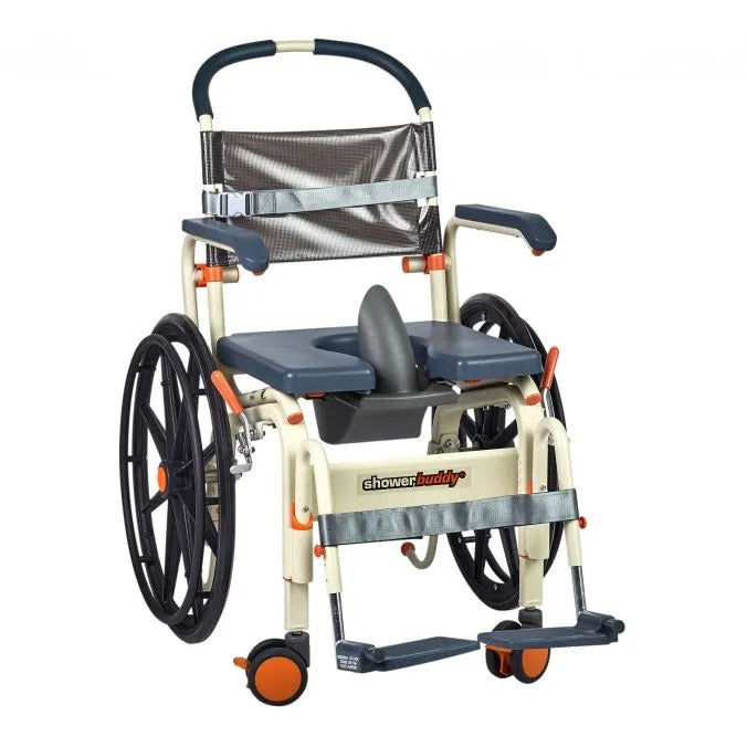 Showebuddy Roll-in Buddy Solo - Shower Commode Wheelchair – Wheelchair ...